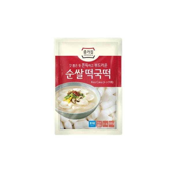 韓国式のお雑煮用の餅、もちもちでおいしい〜