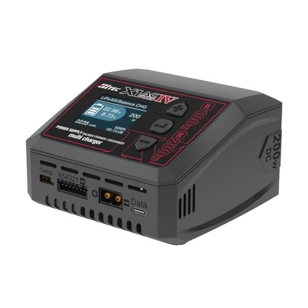 【商品名】ハイテック マルチチャージャー X1 ACプラスIV 44354 充電器 放電器 AC/DC デュアルチャンネル 高性能 簡単操作 ラジコン バッテリー トリクル充電 ブレークイン カラー液晶 日本語表示 日本正規品 44354【...