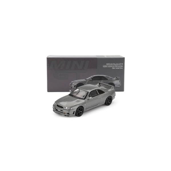 【商品名】サンリッチ (Sunrich) MINI GT 1/64 Nissan スカイライン GT-R ダークメタルグレー (NISMO BCNR33 CRS バージョン) 右ハンドル 完成品 MGT01128-R【商品説明】MINI G...