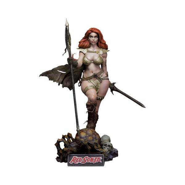 【商品名】エクスプラス (X PLUS) 英雄コナン レッドソニア 1/8スケール 未塗装 プラスチックモデルキット【商品説明】ロバート・E・ハワード著『Hyborian Age』に登場する赤毛の女戦士「レッドソニア」を1/8スケールでプラ...