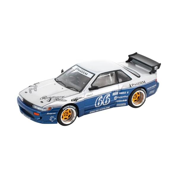 【商品名】ジェネシスカンパニー (Genesis Company) POP RACE 1/64 パンデム シルビア S13 ムーンテックブルー 完成品 PR640264【商品説明】名車シルビア S13 に、人気エアロブランド「PANDEM ...