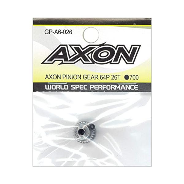 【商品名】AXON ピニオンギヤ 64P 26T GP-A6-026【商品説明】ピニオンギヤはモーター出力を駆動トラクションとして伝えるために非常に重要なアイテムです。アクソンピニオンギヤはギヤ歯形状はもちろん、ピニオンギヤの回転時の「揺れ...