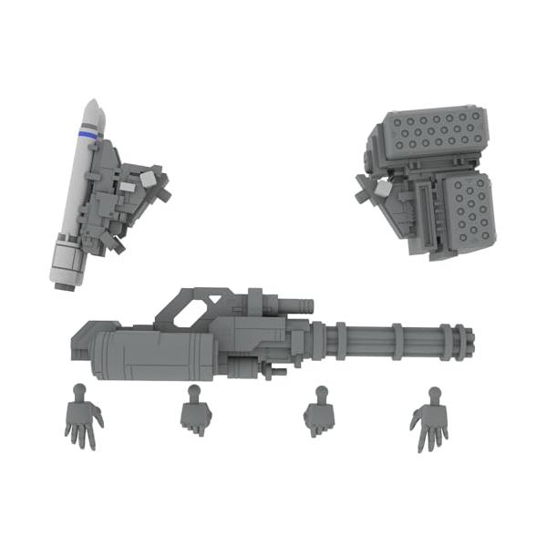 【商品名】ピーエムオフィスエー(PLUM) 5inch Mechanism POWERDoLLS2 装甲歩兵用拡張セットD DRu35 MLC＆R25RCT＆M7A GGUN＆平手(左右)＆にぎり手(左右) 全長約100mm 1/48スケー...