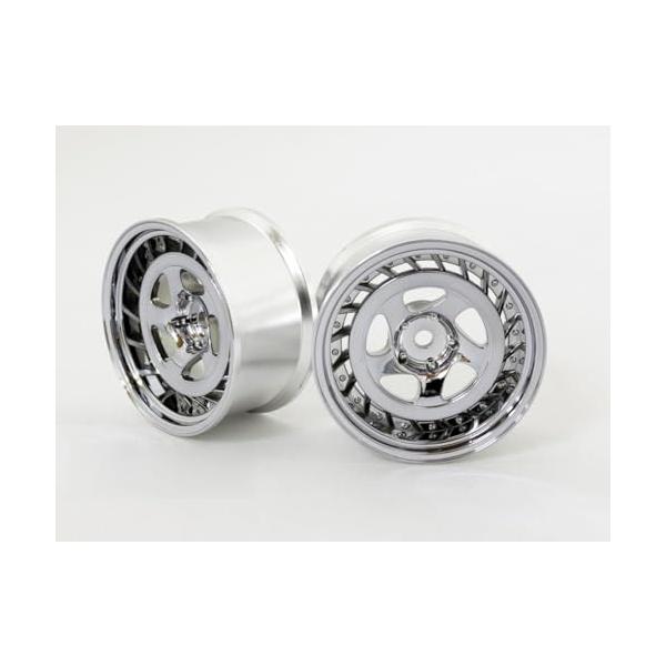 【商品名】SSR Formula AERO SPOKE WHEEL オフセット8（深リム） クロームシルバー (2pcs)【商品説明】プラスチック製品【状態】新品【発送】1から2営業日で発送(休業日を除く)【JAN】4582387284038