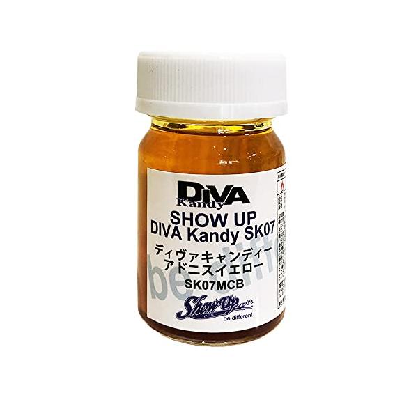 【商品名】SHOW UP カスタムカラーシリーズ DIVA Kandy アドニスイエロー マイクロボトル【商品説明】SHOW UPでは顔料をナノ粒子に砕く技術を開発し、DIVA 独自の奥深いキャンディーカラーを生み出しました。 染料を使用し...