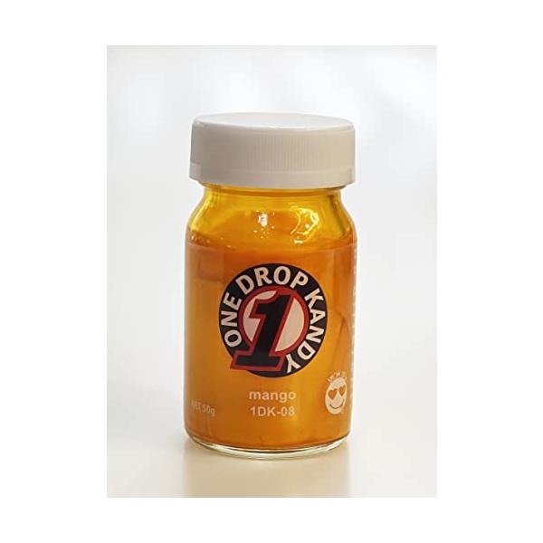 【商品名】SHOW UP ONE DROP KANDY mango 1DK-08 1コートで塗れるキャンディーカラー マンゴーカラー【商品説明】内容量：50g品番：1DK-08全12色50gで10cm x 20cmサイズ5個ペイント出来ます...