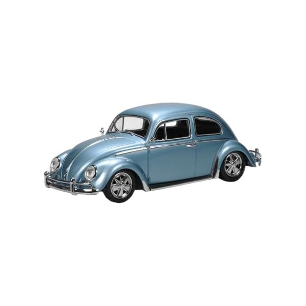 【商品名】青島文化教材社(AOSHIMA) 楽プラ スナップキット No.20CU-SS フォルクスワーゲン ビートル カスタム（ストラトシルバー） 1/32スケール プラモデル【商品説明】※画像は見本用に塗装し組み立てた試作品です。実際の...