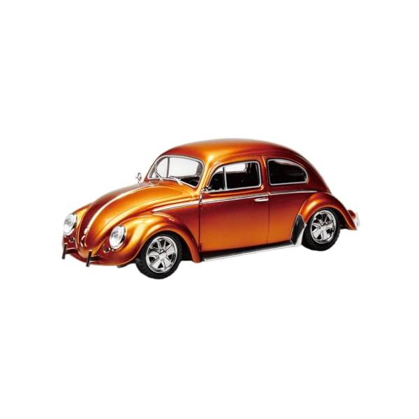 【商品名】青島文化教材社(AOSHIMA) 楽プラ スナップキット No.20CU-MO フォルクスワーゲン ビートル カスタム（メタリックオレンジ） 1/32スケール プラモデル【商品説明】※画像は見本用に塗装し組み立てた試作品です。実際...