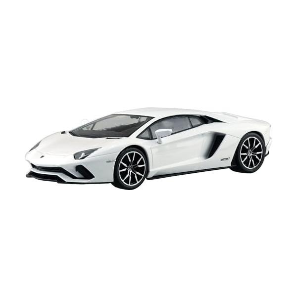 【商品名】青島文化教材社 1/32 楽プラ スナップキット No.07-PW ランボルギーニ アヴェンタドールS パールホワイト 色分け済みプラモデル (自動車)【商品説明】The “Lamborghini” and “Lamborghin...