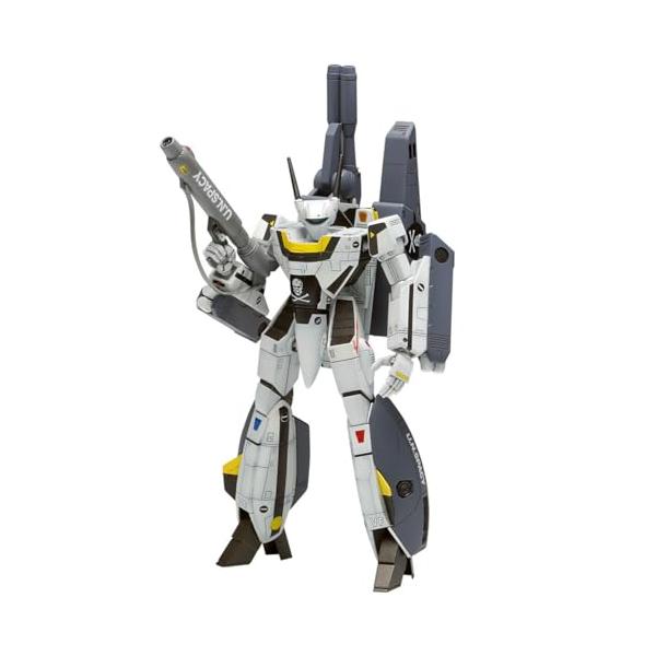 【商品名】ウェーブ 超時空要塞マクロス VF-1S ストライクバルキリー バトロイド 一条輝機/ロイ・フォッカー機 1/100スケール 全高約16cm プラモデル MC-070【商品説明】(C）1982,1984 BIGWEST組み立て塗装...