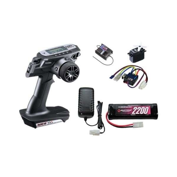 【商品名】SANWA MX-6 EP START SET RX-391W/BL-SIGMA/SRM-102Z 電動RCカー用 プロポセット 防水仕様受信機 ＋ スタンダードサーボ ＋ ブラシモーター専用バック付きESC ＋ オートカット式急...