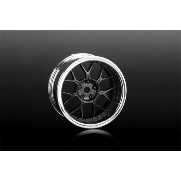 【商品名】川田模型 (Kawada Mokei) CARTEN オフセット可変ホイール 14スポーク 黒 NHA562【商品説明】T410D等のドリフトカーに最適な『オフセット可変ホイール』【状態】新品【発送】1から2営業日で発送(休業日を...