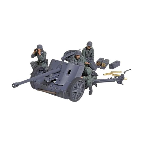 【商品名】タミヤ 1/35 ミリタリーミニチュアシリーズ No.392 ドイツ 5cm対戦車砲 Pak38 プラモデル 35392 (大砲)【商品説明】組み立て塗装が必要なプラモデル。別途、接着剤や工具、塗料等が必要。1/35スケール未塗装...