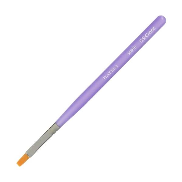 【商品名】GSIクレオス Gツール 平筆 4号 ホビー用塗装筆 MB06【商品説明】ホビー用塗装筆グリップ軸はシリコン製です持ちやすく疲れにくい設計穂先には腰が強い化学繊維を採用。平筆 4号・MB06【状態】新品【発送】1から2営業日で発送...