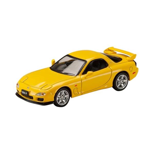 【商品名】1/64 マツダ RX-7(FD3S) TYPE R Bathurst R エンジンディスプレイモデル付 サンバーストイエロー【商品説明】【スケール】1/64【素材】ダイキャスト(亜鉛合金)/ABS【状態】新品【発送】1から2営業...