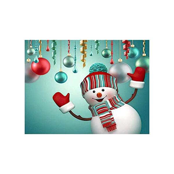 【商品名】大人のジグソーパズル ジグソーパズル、クリスマス休暇を祝う雪だるま曲がりくねったカラフルなガラス玉300/500/1000/1500ピース木製パズル最高の家族減圧ゲーム D-1115 (Size : 1500P)【商品説明】立体パ...