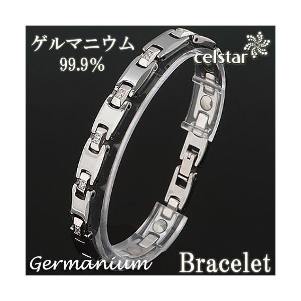 幅広い世代に人気のゲルマニウムブレスレット。美しい光沢のあるゲルマニウムと、飾りすぎないデザインは、オンオフどちらでもご利用いただけます。サイズ：全長約 18.5cm 幅 0.8cm ゲルマ粒×12素材： タングステン【ゲルマ粒】ゲルマニウ...