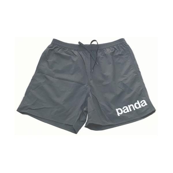 ボディカラーはダークグレーで、フロントとバックにプリント仕様です。バックにスナップボタン付きのポケット。ナイロン100%。＜注意＞ワンサイズ大きめです。裏地がなく軽い素材です寸法ウエスト(cm)XS67-71 S73-77 M79-83 L...