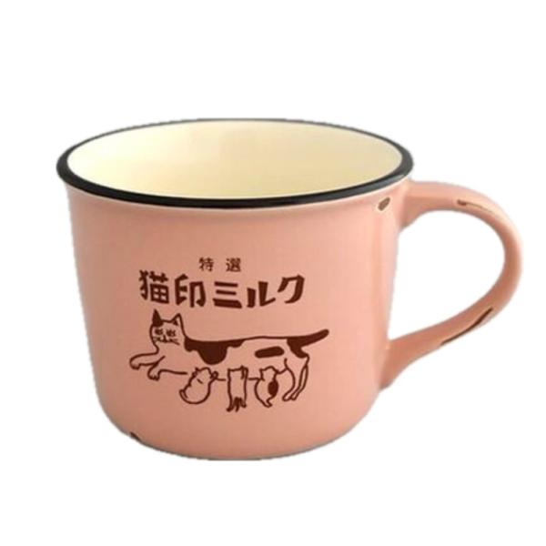 残り在庫数(本日0:00時点)：1ピンクピンク   可愛らしい猫のイラスト付き     内側はクリーム色で優しい雰囲気     温かみのあるデザイン     デイリーユースにぴったり  【商品詳細】サイズ：Φ98×W130×H75mm容量：...