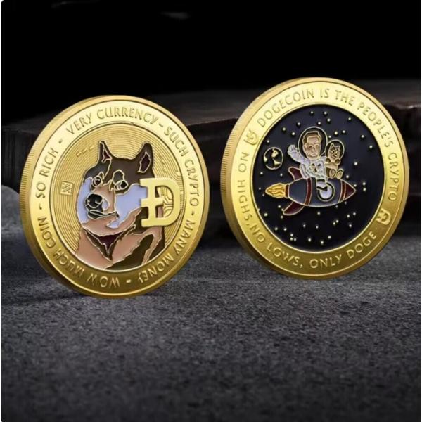残り在庫数(本日0:00時点)：3ビットコイン クリプトコイン ハイジウムコイン 仮装通貨 コイン 柴犬 ゴールド | 宇宙飛行士商品名 ドージコインメタルコイン商品説明 高品質なメタル製コイン ドージコインのロゴとデザインが施されています...