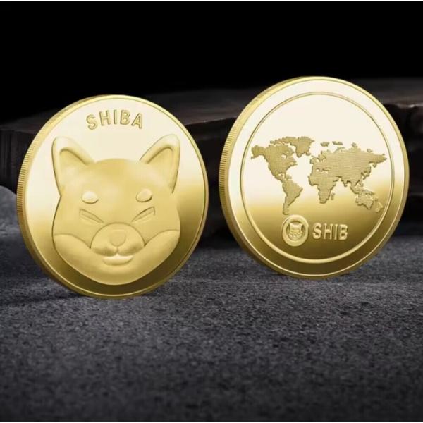 残り在庫数(本日0:00時点)：7 シバコイン ゴールドメッキのシバ犬デザイン 両面に特徴的な模様あり コレクションやギフトに最適 アートやインテリアとしても使用可柴犬がデザインされた仮装通貨モチーフのコイン。純金のように光り輝くコインです...