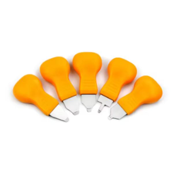 残り在庫数(本日0:00時点)：2オレンジ耐久性のあるステンレススチールとプラスチック製。5種類の時計裏蓋オープナーが付属しており、滑りや傷のリスクを最小限に抑えます。プロの時計修理業者、時計メーカー、時計ケースを開ける日常のユーザーに最適...