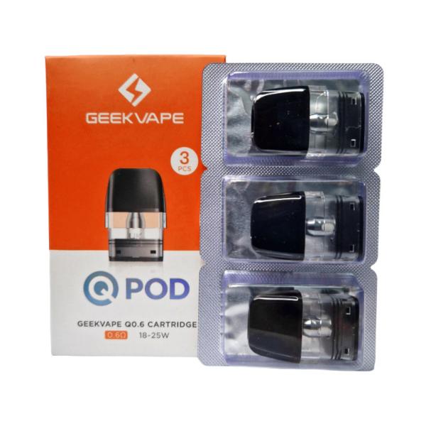残り在庫数(本日0:00時点)：210番0.6ohmギークベープ(Geekvape)Wenas Q および Sonder Q ポッド用のギークベープ(Geekvape)Q ポッドカートリッジ。トップフィリングシステム、2ml /3mlのE-...