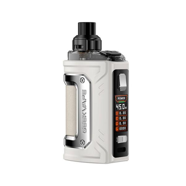残り在庫数(本日0:00時点)：1グレーグレーClassic H45 4ml Hero Aegis アイギス 1400mAh ポッドシステムキット Geekvape ギークベープ ギークベイプおすすめ 3 【主な特徴】・最大出力45W＆14...