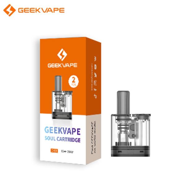 残り在庫数(本日0:00時点)：70.6ohm 0.6ohm ■Geekvape Soul専用交換カートリッジこちらはGeekvapeブランドのSoulデバイス専用交換カートリッジ。純正品ならではのフィット感で、スムーズな装着と安定した吸い...