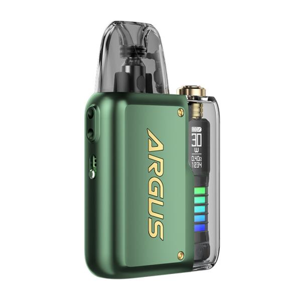 残り在庫数(本日0:00時点)：1グリーングリーンブープー VOOPOO Argus P2 アーガスP2 ポッド システム キット 1100mAh 2ml コンパクトで持ち運びに便利 最大30W出力 調整可能なワッテージ設定 明るいLED表...