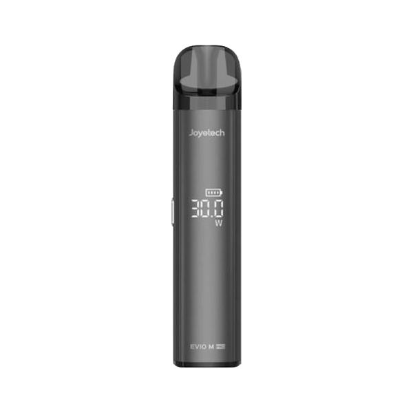 残り在庫数(本日0:00時点)：10グレー1Joyetech EVIO M PRO は、1100mAhバッテリー搭載の高性能Pod型VAPEです。最大30W出力、見やすいデジタルディスプレイ、スライド式トップフィルでリキッド補充も簡単。エア...