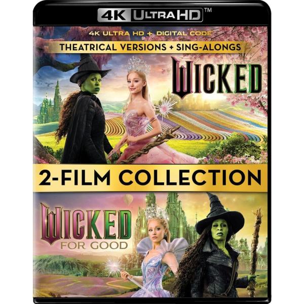 残り在庫数(本日0:00時点)：4WickedとWicked: For Goodの2作品を収録したBlu-rayコレクションです。誤解されがちなエルファバと、人気者のグリンダは、シズ大学で出会い、思いがけない友情を築きます。しかしオズの魔法...