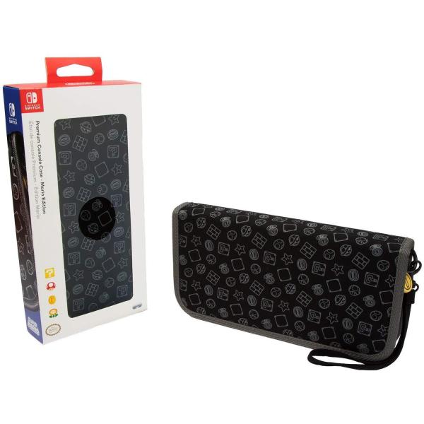|在庫処分 セール| 残り在庫数(本日0:00時点)：1 Mario Edition Premium Console Case for Nintendo Switch耐久性のあるマリオテーマ柄のソフトキャンバス生地Nintendo Swit...