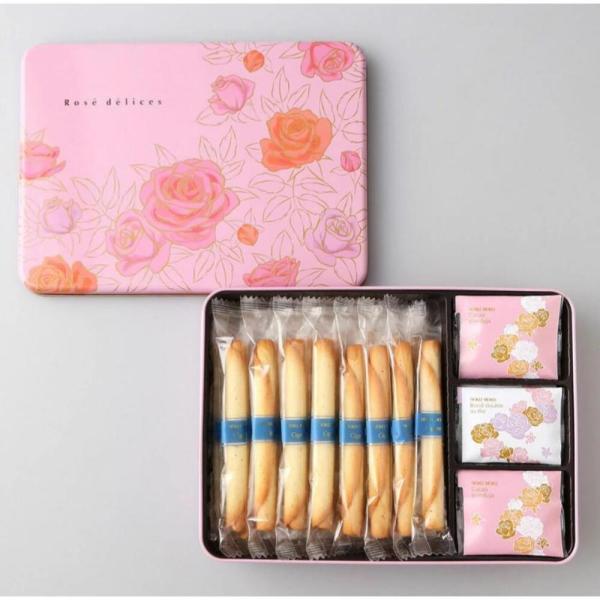 残り在庫数(本日0:00時点)：999ヨックモックの高島屋限定缶です。 高島屋の象徴「バラ」をあしらった高島屋だけの限定デザイン缶に人気商品3種が…！内容：シガール×16本、カカオ ジャンドゥーヤ×6枚、ロンド ドゥーブル オテ×4枚ローズ...