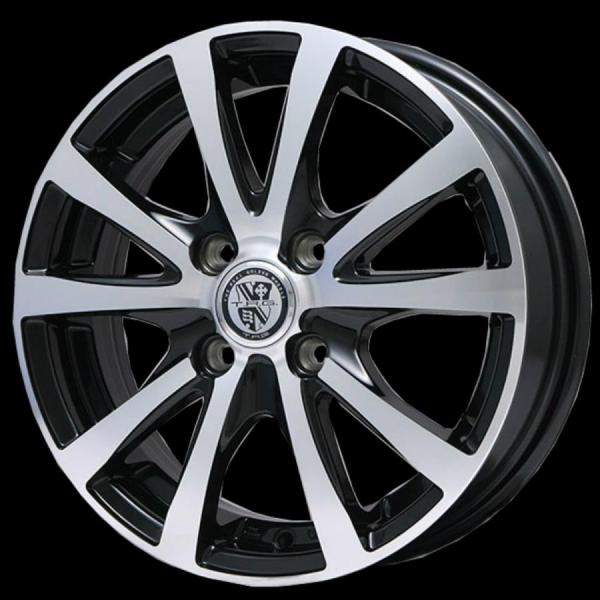 "【商品情報】■ホイールメーカー：BIGWAY（ビッグウエイ）■ホイール名：TRG-BAHN XP（ティーアールジーエックスピー）　■ホイールサイズ：12インチ 3.5J +44 4-100■カラー：ブラックポリッシュ■付属品：センターキャ...