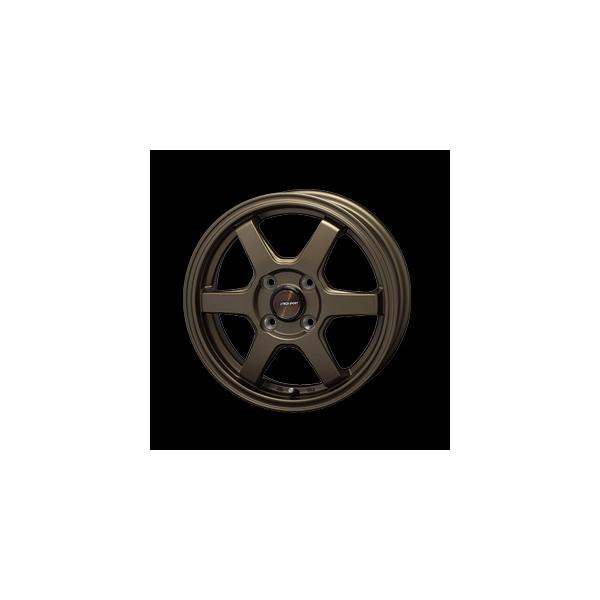 "【メーカー名】TRYALPHA/トライアルファ【商品名】　　J-TECH S6【サイズ】 14インチ 4H100 5.5J+38　　JWL・VIA規格適合品【セット内容】センターキャップ・バルブ【カラー】 ブロンズ　【詳細】HUB径：P....