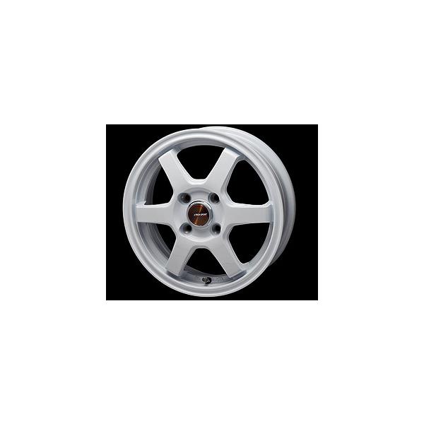 "【メーカー名】TRYALPHA/トライアルファ【商品名】　　J-TECH S6【サイズ】 14インチ 4H100 5.5J+38　　JWL・VIA規格適合品【セット内容】センターキャップ・バルブ【カラー】 ホワイト　【詳細】HUB径：P....