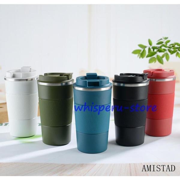 保温 保冷：二重304ステンレス真空断熱構造なので、保温保冷どちらでも対応できる以外、加水分解の可能性がなくて、腐りにくいです。いつでも美味しくて、健康でアイスコーヒーにも、ホットコーヒーにも楽しめます。蓋の設計：蓋にある飲み口は唇に合う、...