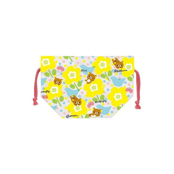 素材：綿100％、W紐タイプ本体サイズ：約タテ17×ヨコ15×マチ12cm