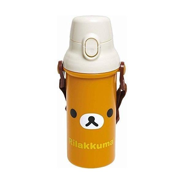 飲みやすいダイレクト飲み口の水筒ワンプッシュでフタが開きます。持ち運びにもちょうど良い480mlサイズサイズ：約210×79φ特　長：ポリプロピレン製・PPベルト付・内容量480ml・食洗機対応