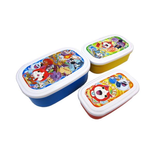 商品サイズ(約)/容量大：143X96XH57mm/480mlブルー中：130X83XH48mm/300mlイエロー小：118X71XH40mm/180mlレッド素材本体：ポリプロピレン(耐熱温度140度)フタ：ポリエチレン(耐熱温度60度)