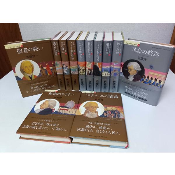 佐藤賢一 集英社 2008年 〜2013年　全冊初版　Ｂ六　カバー・帯・各巻登場人物表揃   カバー縁少スレ　少シミ汚　経年概ね良好 80サイズ