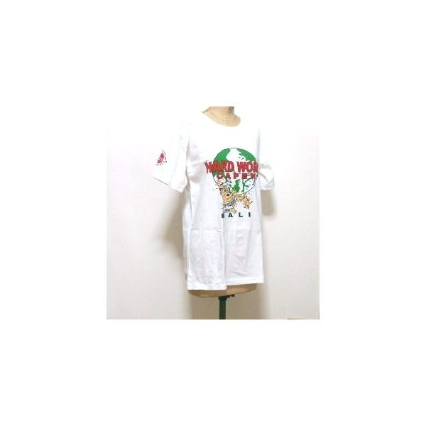 クリックポスト ○インドネシア バリ島の面白Tシャツです。Hard Rock Cafe（ハードロックカフェ）のパクリで、「HARD WORK CAPEK（ハードワーク チャペ）」と書かれています。チャペはインドネシア語で「疲れた」という意味...