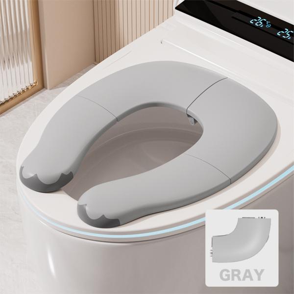 【商品説明】トイレトレーナーなどで知られる取っ手付きの赤ちゃん用補助便座は、お子様が安全でかつ快適に自立してトイレができるようになるのをサポートします。設置も簡単で、トイレの便座に置いて調整するだけ。「補助便座が欲しいけど、かさばって収納場...