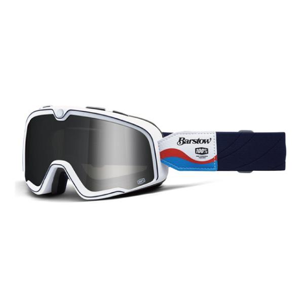 メーカー名： 100％ / 100パーセント商品名： BARSTOW バーストゥ Lucien ゴーグルレンズカラー： シルバーミラー（透過率20〜30％）クリアレンズ付属（透過率88〜92％）※透過率が低いほど、強い日差しに適したカラーで...
