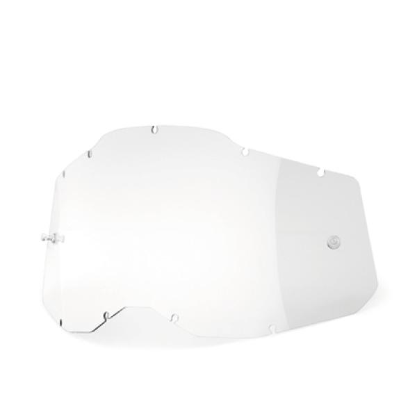 メーカー名： 100％ / 100パーセント商品名：GEN2 RC2・AC2・ST2用 アンチフォグレンズレンズカラー： クリア（透過率88〜92％）※透過率が低いほど、強い日差しに適したカラーです。適合モデル： 100％ RACECRAF...