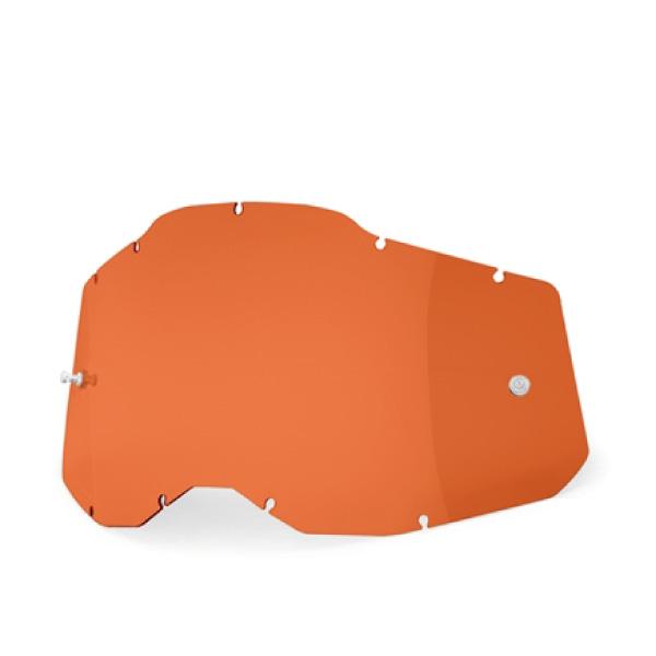 メーカー名： 100％ / 100パーセント商品名：GEN2 RC2・AC2・ST2用 アンチフォグレンズレンズカラー： オレンジ（透過率30％±3%）※透過率が低いほど、強い日差しに適したカラーです。適合モデル： 100％ RACECRA...