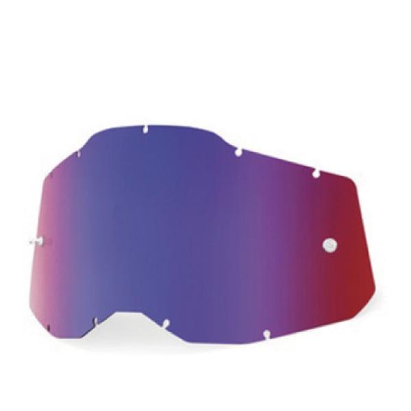メーカー名： 100％ / 100パーセント商品名： GEN2 RC2・AC2・ST2用 アンチフォグレンズレンズカラー： レッド/ブルーミラー（透過率35％±5%）※透過率が低いほど、強い日差しに適したカラーです。適合モデル： 100％ ...