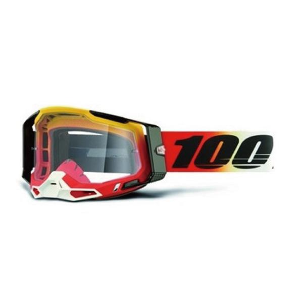 メーカー名： 100％ / 100パーセント商品名： RACECRAFT2 レースクラフト2 ゴーグルフレームカラー： Ogusto オグストレンズカラー： クリア（透過率88〜92％）※透過率が低いほど、強い日差しに適したカラーです。スト...