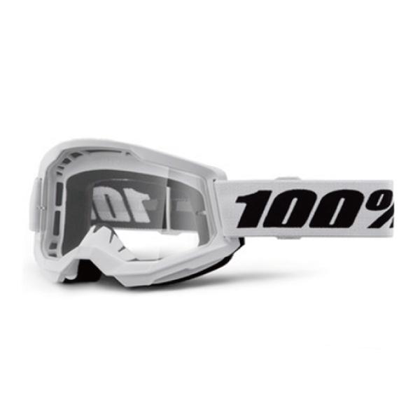 メーカー名： 100％ / 100パーセント商品名： STRATA2 ストラータ2 White ゴーグルゴーグルカラー： White ホワイトレンズカラー： クリア（透過率88〜92％）※透過率が低いほど、強い日差しに適したカラーです。スト...